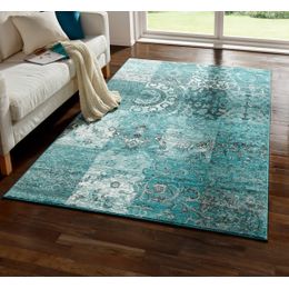 HEINE HOME Witt Teppich, t&uuml;rkis, Gr&ouml;&szlig;e 80x300 cm - rechteckig