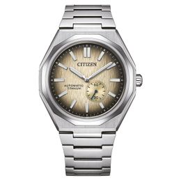 Citizen Super Titanium Zenshin 60 Silber Herren Armbanduhr NK5020-58P