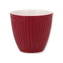 GreenGate Latte Tasse Alice Everyday claret red skandinavische Deko Online Shop