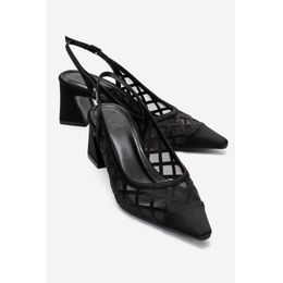 Alveron Blockabsatz Mesh Pumps