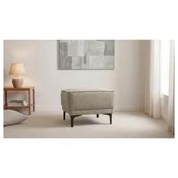 Polsterhocker OTTO HOME "Oland", beige, B:56cm H:45cm T:58cm, 100% Polyester, Hocker, Polsterhocker, passend zur Serie OLAND