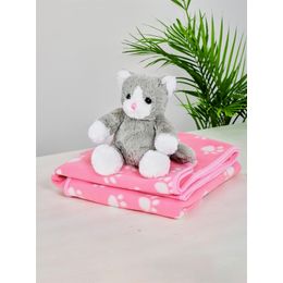 Decke mit Katze