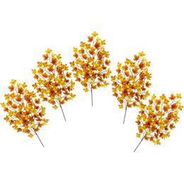 Kunstpflanze I.GE.A., gelb (gelb, orange), B:30cm H:65cm T:12cm, Kunststoff, Polyester, Kunstpflanzen, Kunstpflanze