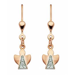 Adelia&acute;s Paar Ohrh&auml;nger ADELIA&acute;S "Ohrh&auml;nger Ohrringe 925 Silber mit Zirkonia &ndash; Silberohrringe", rosa (silber), Ohrringe, Damen, Damen, Silber 925 (Sterlingsilber), Silberohrringe