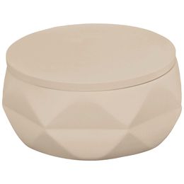 Aufbewahrungsdose Kleine Wolke "Crackle Jar", beige (sandbeige), Polyresin (Kunststein), Aufbewahrungsboxen