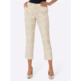 WITT Damen 7/8-Hose mit r&uuml;ckw&auml;rtigem Dehnbund, sand, Gr&ouml;&szlig;e 38