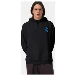 Hoodie Santa Cruz "SCREAMING HAND CHEST HOOD", Herren, Gr. L, schwarz, Obermaterial: 80% Baumwolle, 20% Polyester, normal, angesetztes B&uuml;ndchen, Sweatshirts Hoodie