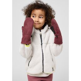 Fleecehandschuhe Jack Wolfskin "FLEECE MITTEN K", M&auml;dchen, Gr. 128, lila (boysenberry), Obermaterial: 87% Polyester, 13% sonstige Fasern, Handschuhe