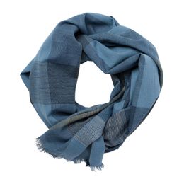 Schal Casamoda "Casamoda Schal kariert", Herren, blau, 100% Baumwolle, Modet&uuml;cher Schal