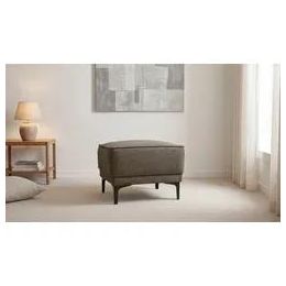 Polsterhocker OTTO HOME "Oland", braun, B:56cm H:45cm T:58cm, 100% Polyester, Hocker, Polsterhocker, passend zur Serie OLAND