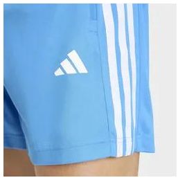 Shorts Adidas PERFORMANCE "WE BAS 3SPQ SH", Herren, Gr. XXL, N-Gr, rayblu, wei&szlig;, Obermaterial: 100% Polyester, Hosen Shorts