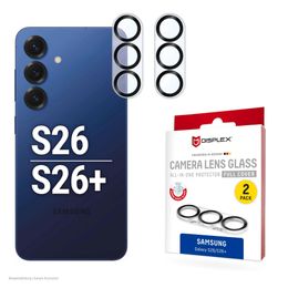 Displex Kameraschutzglas "Camera Lens Glass All-In-One Protector Full Cover", transparent, B:9,2cm H:1,2cm T:13mm, Displayfolien, Kameraschutzfolie, Schutzfolie, Lens Protector, kratz- & sto&szlig;fest