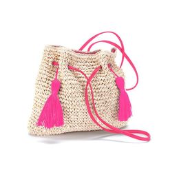 Lascana Umh&auml;ngetasche 'Strandtasche, Schultertasche, Sommertasche, Damentasche' mehrfarbig Gr. f&uuml;r Damen. Mit Lederimitatverzierungen, Schmuckelement,