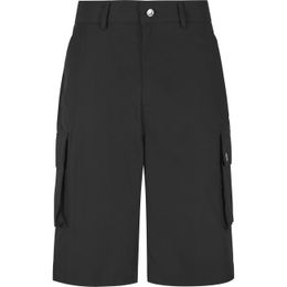 Cargoshorts PEQUS "PEQUS PEQUS Island Defender Ripstop Cargo", Herren, Gr. S, US-Gr&ouml;&szlig;en, schwarz, 99% Baumwolle, 1% Polyurethan, unifarben, normal, Hosen