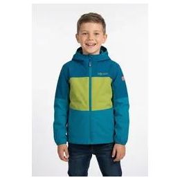 Regenjacke Trollkids "KIDS BJORDAL JACKET", Kinder, Gr. 176, madeira blau, lagoon gr&uuml;n, pear, Web, Obermaterial: 100% Polyester. Futter: 100% Polyester, Jacken Regenjacke, &Uuml;bergangsjacke f&uuml;r Kinder und Jugendliche, sportlicher Stil