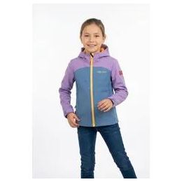 Softshelljacke Trollkids "GIRLS KRISTIANSAND JACKET XT", M&auml;dchen, Gr. 176, violet sorbet, cornflower, Obermaterial: 94% Polyester, 6% Elasthan, Jacken Softshelljacke, f&uuml;r Trekking und sportliche Aktivit&auml;ten, wasserabweisend
