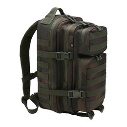 Rucksack Brandit "Brandit Herren Medium US Cooper Backpack", Gr. onesize, schwarz woodland, Polyester, Rucks&auml;cke Rucksack