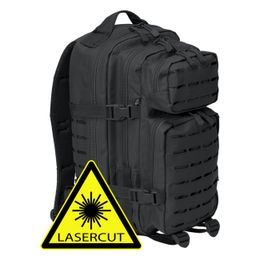 Rucksack Brandit "Brandit Accessoires US Cooper Lasercut medium", Gr. onesize, schwarz, Polyester, Rucks&auml;cke Rucksack