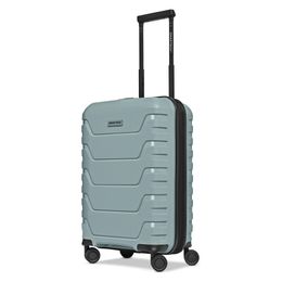 Trolley SMARTBOX "Edition 01 4 Rollen Kabinentrolley 55 cm mit Dehnfalte", Gr. 42 l, mint, Polypropylen, Koffer