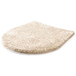 Badematte Grund "Melange" Gr. 13, beige (champagner), H:27mm, Polyacryl, Badematten, Badematte, besonders dichter Flor
