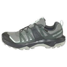 Wanderschuh Salomon "EXTEND 2 GORE-TEX", Damen, Gr. 37, sedona sage, wrought iron, lichen, Synthetik, Textil, Schuhe Wanderschuh, wasserdicht