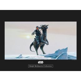 Bild Komar "Star Wars Classic RMQ Hoth Tauntaun", bunt (farbe bild(er): bunt), B:40cm H:30cm, Holz, Papier, Bilder, Bild, Wandbild zur Dekoration im Kinderzimmer - ohne Rahmen