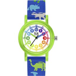 Ice Watch Quarzuhr ICE-WATCH "ICE learning - Boy - Extra Small - 3H", blau, Armbanduhren, Kinder, Quarzuhr, Armbanduhr,Kinder,Lernuhr,Jungen,Schulanfang,Geschenkidee,Dinosaurier
