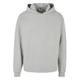 Kapuzenpullover Urban Classics "Urban Classics Herren Organic Loose Hoody", Herren, Gr. L, lightasphalt, 100% Baumwolle, unifarben, oversize, ohne Ausschnitt, Pullover Kapuzenpullover