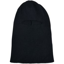 Wollschal Urban Classics "Urban Classics Unisex Knitted Balaclava", Damen, Gr. onesize, navy, 50% Viskose, 28% Polyester, 22% Polyamid, unifarben, Modet&uuml;cher
