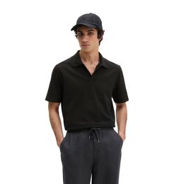 Marc O'Polo Poloshirt MARC O'POLO "aus Bio-Baumwolle", Herren, Gr. M, schwarz, Obermaterial: 100% Baumwolle, unifarben, regular fit, Shirts