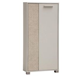 Pharao24.de Flurschrank Mehrzweckschrank in Beige und modernem Design