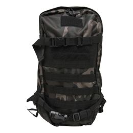 Rucksack Brandit "Brandit Unisex US Cooper Daypack", Gr. onesize, schwarzcamo, Polyester, Rucks&auml;cke Rucksack