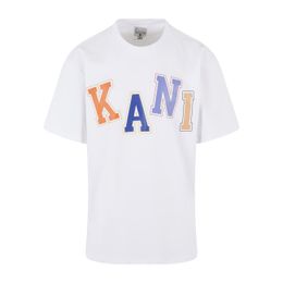 T-Shirt Karl Kani "Karl Kani Herren", Damen, Gr. M, wei&szlig;, 100% Baumwolle, unifarben, normal, Rundhals, Shirts T-Shirt