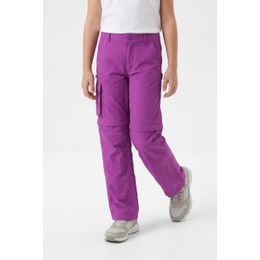 Sporthose Trollkids "KIDS OPPLAND PANTS SLIM FIT", M&auml;dchen, Gr. 146, N-Gr, berry, Obermaterial: 100% Polyamid, Hosen Sporthose