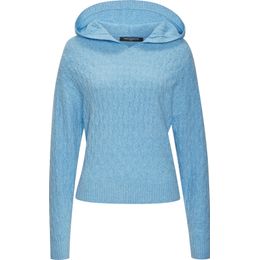 French Connection Damen Kapuzenpullover blau Gr&ouml;&szlig;e 36/38