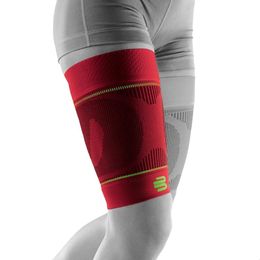 Bauerfeind Sports Compression Sleeves Upper Leg - kurz Bekleidung Unisex rot XL