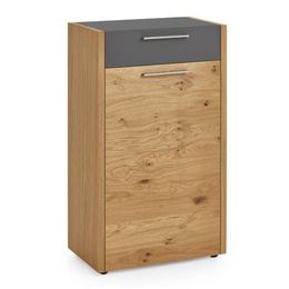 Pharao24.de Beistellschrank Aufbewahrungsschrank mit einer Schublade 103 cm hoch