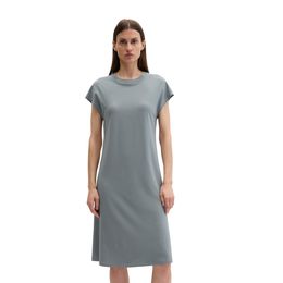 Marc O'Polo Jerseykleid MARC O'POLO "mit TENCEL&trade; Modal", Damen, Gr. L, Normalgr&ouml;&szlig;en, quiet sea, Obermaterial: 48% Modal, 48% Baumwolle, 4% Elasthan, unifarben, regular fit ca. Mitte Knie, Kleider Jerseykleid