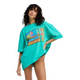 T-Shirt Billabong "Summer Heat", Damen, Gr. L, gr&uuml;n tropics, Obermaterial: 100% Walkfrottier;, Shirts T-Shirt