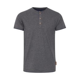 T-Shirt INDICODE "T-Shirt IDTony", Herren, Gr. L, grau (grau mix), Obermaterial: 80% Baumwolle CO. 20% Polyester PES., Shirts T-Shirt