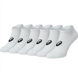 asics 6 Pack Low Cut Sock Bekleidung Unisex wei&szlig; L