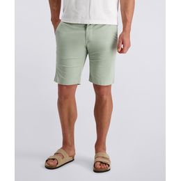 Chinoshorts Pierre Cardin "PC-Strasbourg", Herren, Gr. 33, N-Gr, desert sage, Web, Obermaterial: 98% Baumwolle, 2% Elasthan, unifarben, regular fit knielang, Hosen Chinoshorts, mit Taschen