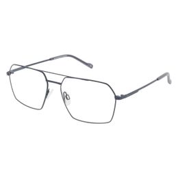 Titanflex Eschenbach 822019 Brille Herren | Fassung: Vollrand, Pilot, Blau Dunkel