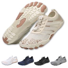 Barfu&szlig;schuh DOTALES "Flowstep Barfu&szlig;schuhe Damen & Herren, Flowstep Barfu&szlig;schuhe", Damen, Gr. 38, Normalschaft, beige (beige, braun), Synthetik, Textil, Schuhe Barfu&szlig;schuh Schn&uuml;rschuh, Das Original-Barfu&szlig; Sneaker, Minimalschuhe, Schnellverschluss