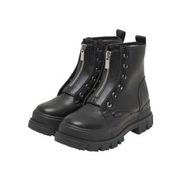 Stiefel Buffalo "Buffalo aspha zip", Damen, Gr. 41, schwarz, Kunstfaser, unifarben, Schuhe Stiefel
