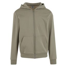 Strickpullover Urban Classics "Urban Classics Herren Cozy Zip Hoody", Herren, Gr. S, palegr&uuml;n, 95% Baumwolle, 5% Elasthan, unifarben, loose fit, ohne Ausschnitt, Pullover Strickpullover