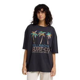 T-Shirt Billabong "Found In Paradise", Damen, Gr. L, off schwarz, Obermaterial: 100% Walkfrottier;, Shirts T-Shirt