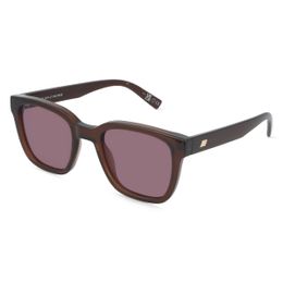 Le Specs LSP2627940 ELIXIR | Damen-Sonnenbrille | Fassung: Vollrand, Quadratisch, Kunststoff, Braun | Glasfarbe: Braun