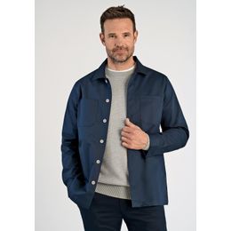 JACK'S INN 54 Hemdjacke JACK&rsquo;S "Hemdjacke Regular Fit", Herren, Gr. XL, tiefblau, Obermaterial: 98% Baumwolle, 2% Elasthan, unifarben, klassisch, Jacken