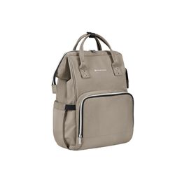 Kikkaboo Wickeltasche Siena, Rucksack, Wickelunterlage, Griffl&auml;nge einstellbar hellbraun